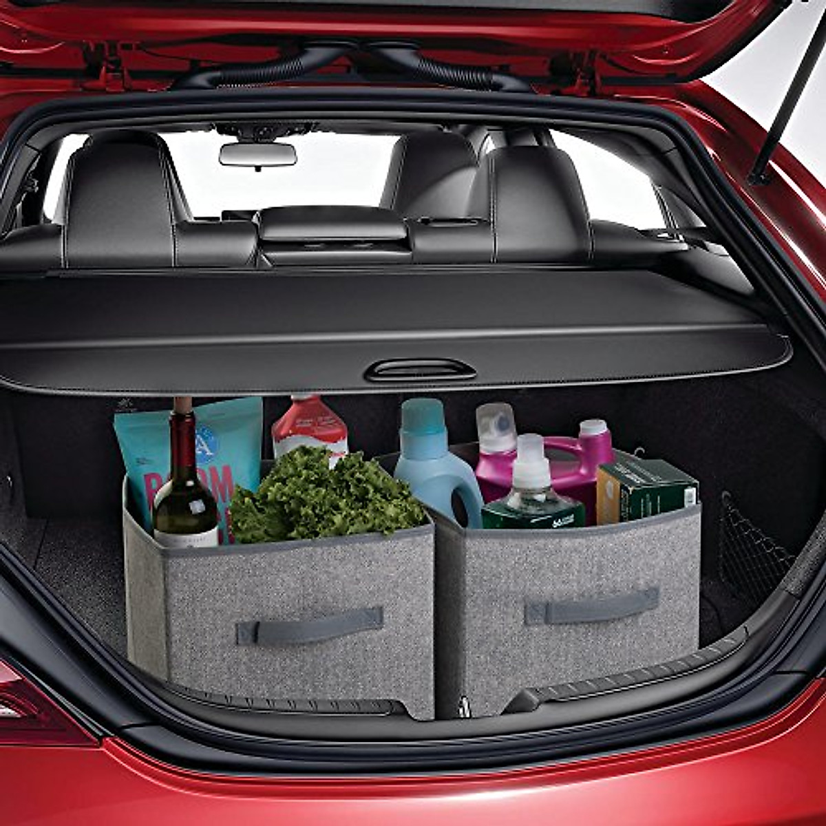 InterDesign Aldo Fabric Closet Storage Organizer Cube for Toys, Sweaters, Accessories - Gray