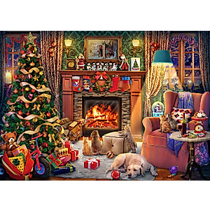 Ravensburger Christmas Eve 1500 Piece Jigsaw Puzzle for Adults - 16558 - Every Piece is Unique, Softclick Technology Means Pieces Fit Together Perfectly