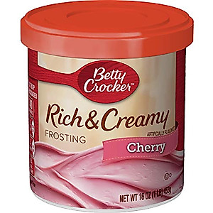 Betty Crocker Cherry Chip Cake Mix and Cherry Frosting Bundle (2 Items)
