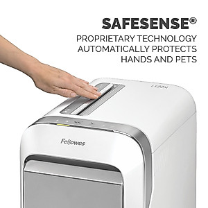 Fellowes Powershred LX220 Micro-Cut Shredder, 20 Manual Sheet Capacity, White