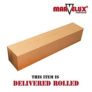 Marvelux Heavy Duty Polycarbonate Office Chair Mat for Hardwood Floors 48" x 60" | Transparent Hard Floor Protector, Rectangular | Multiple Sizes