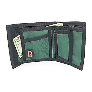 RFID California Bifold Nylon Wallet w/Inside Pocket. Hook & Loop Closures. USA
