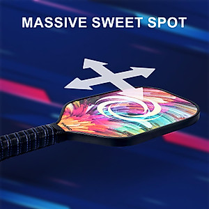 TIAPAD Pickleball Paddles Set of 2/4, USAPA Approved Pickleball Rackets Set, Grip Tapes, Pickle Balls Portable Pickleball Bag Fiberglass Lightweight Pickle Ball Paddle (Light Color - 4balls)