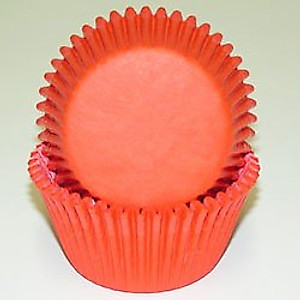 CK Products Orange Cupcake/Muffin Glassine Baking Cups Liners 500ct