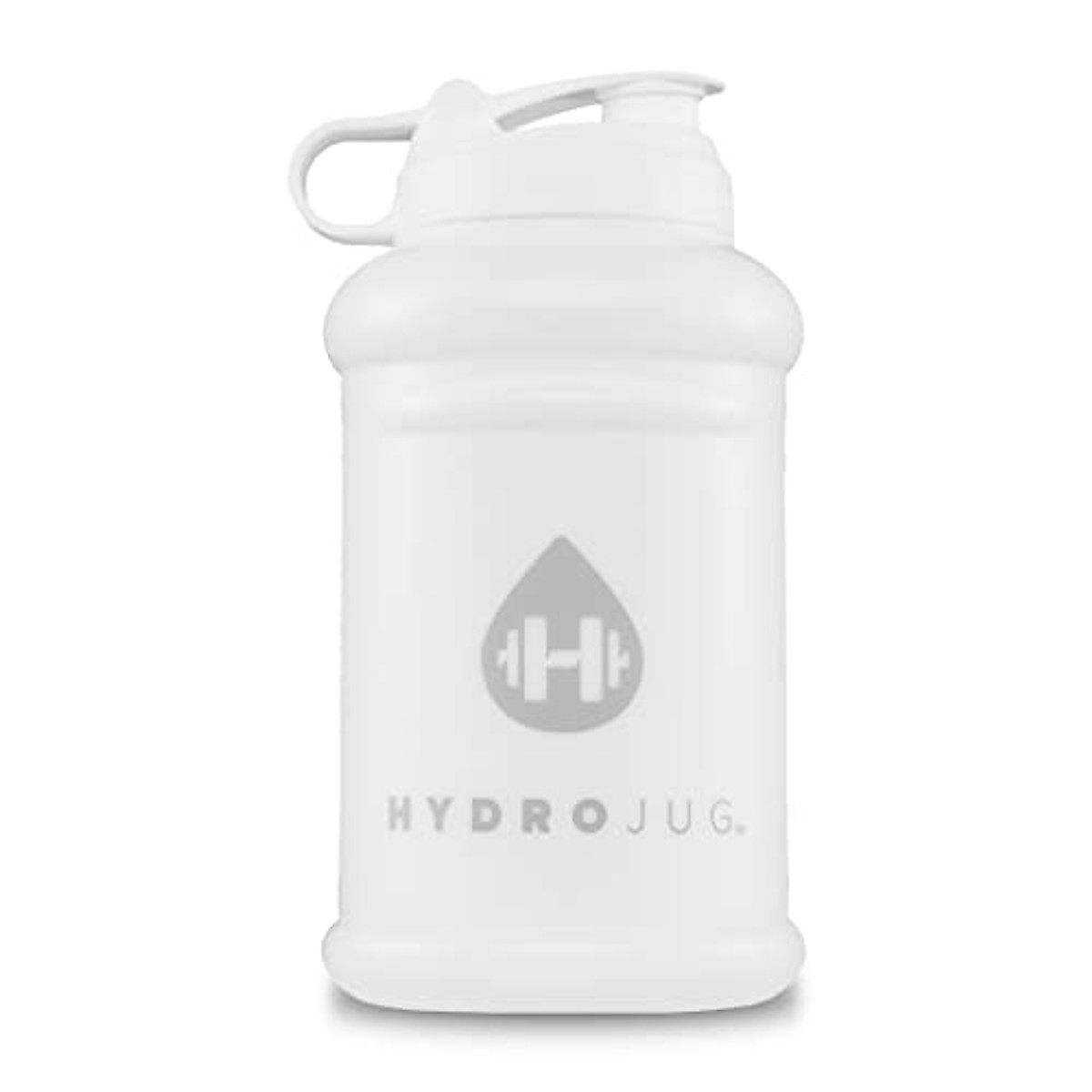 HydroJug Half Gallon Water Bottle 73oz - Refillable, Reusable Jug With Carry Handle - Leakproof Guarantee - Great For On-The-Go Hydration - Dishwasher Safe, BPA Free