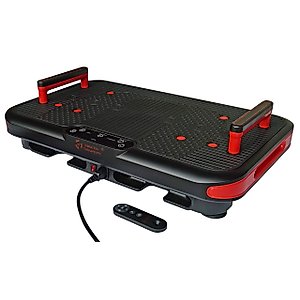 VT027 Vibration Plate Exercise Machine - Pivotal Oscillation, Low Frequency, High Amplitude | Patented Aluminum Twin-Coupler Design | Push-up Bars | High Performance Machine in a Thin Machine Body