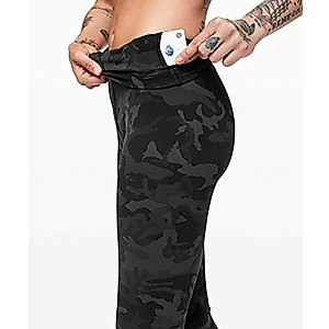 Lululemon Align Stretchy Full Length Yoga Pants - Women’s Workout Leggings, High-Waisted Design, Breathable, Sculpted Fit, 28 Inch Inseam, Incognito Camo Multi Grey, 8