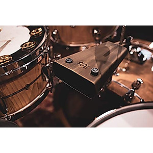 Meinl Cymbals Mike Johnston Groove Bell Cowbell with Magnetic Mutes — NOT Made in China — Vintage Steel Finish, 2-Year Warranty (MJ-GB)