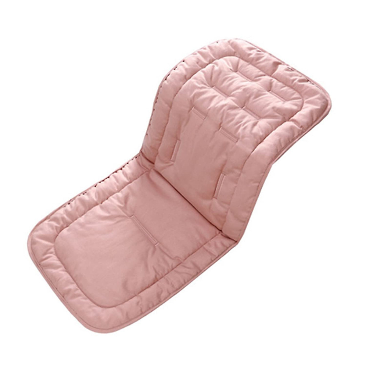 Soft Cotton Toddlers Carseat Insert Cushion Pad Adjustable Reversible Car Seat Liner Breathable Stroller Mattress Seat Pad Compatible with Buggy Bassinet Bouncers Swing Seat Pad Double Sided Use