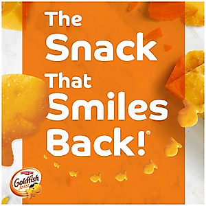 Goldfish Cheddar Cheese Crackers, Baked Snack Crackers, 30 oz Carton