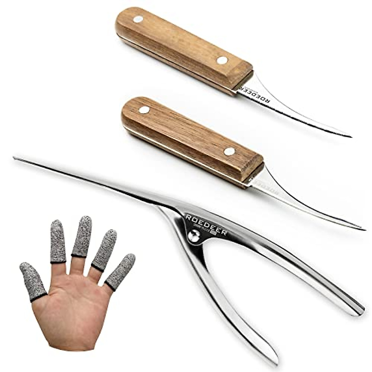 ROEDEER Shrimp Deveiner Tool and Shrimp Peeler Set,Shrimp Cleaner and Butterfly Shrimp,Gift for Shrimp Lovers,Home Kitchen Essentials