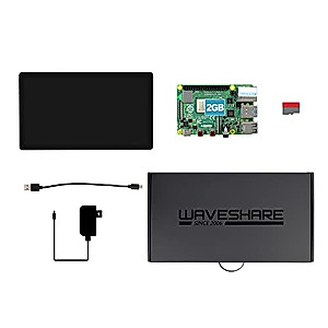 waveshare 21.5inch Capacitive Touch Monitor, 1080×1920 Full HD, Compatible with Raspberry Pi/Jetson Nano/PC-Monitor+ PI4B-2GB