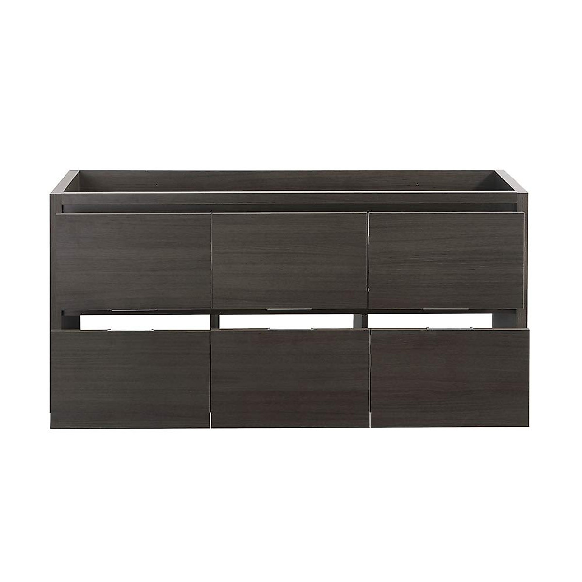 Fresca Valencia 60" Glossy White Free Standing Single Sink Modern Bathroom Cabinet - Cabinet Only (Sink Not Included)