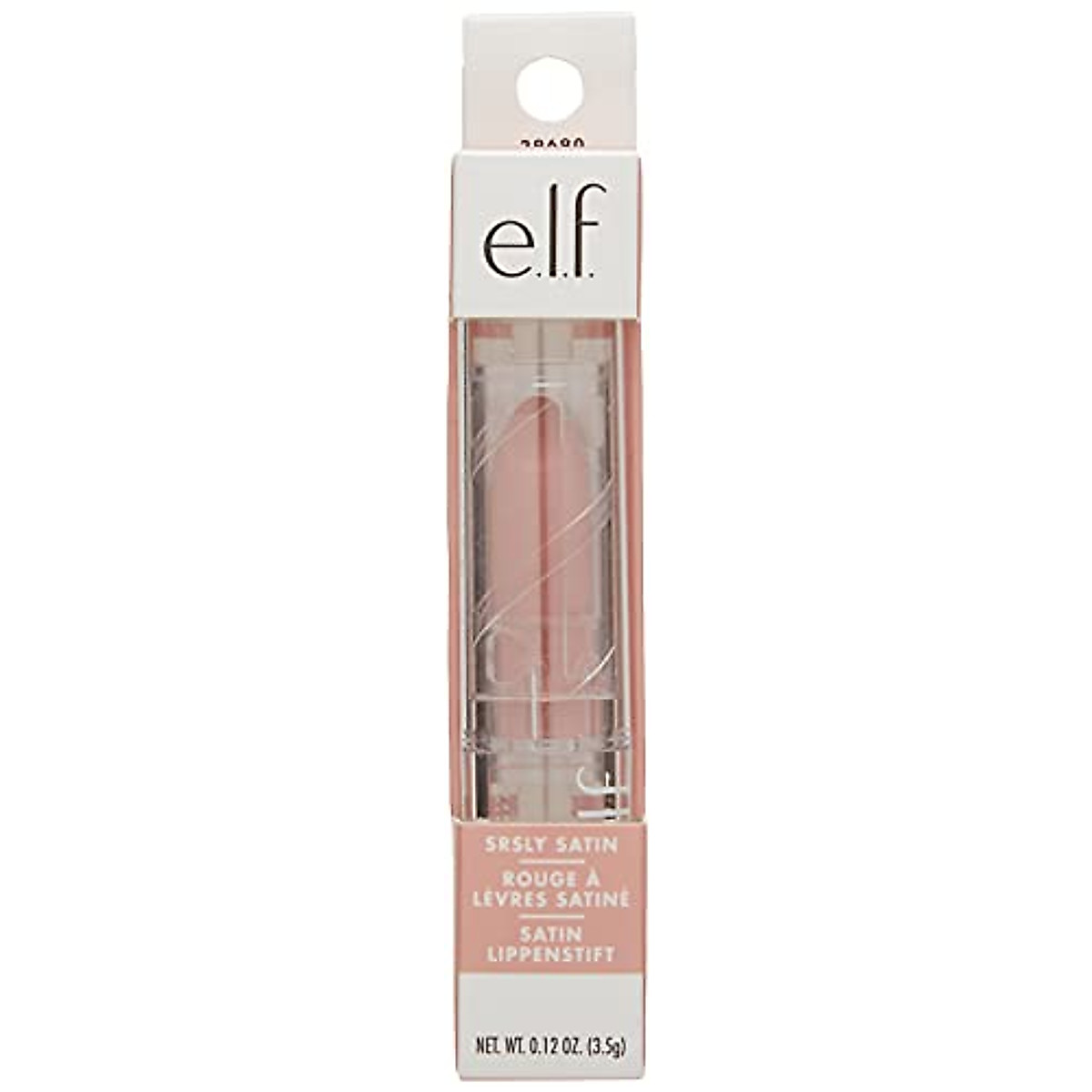 e.l.f. Srsly Satin Lipstick, Intense color Payoff & Silky Smooth Formula, Creme, 0.16 Oz (4.5g)