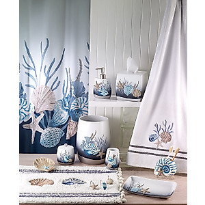 Avanti Linens - Toothbrush Holder, Oceanscape Inspired Bathroom Decor (Blue Lagoon Collection)