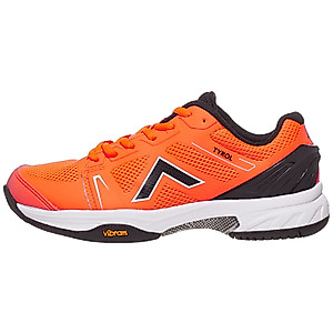 Tyrol Men's Drive V Pickleball Shoe (Orange/Black) (10.5)