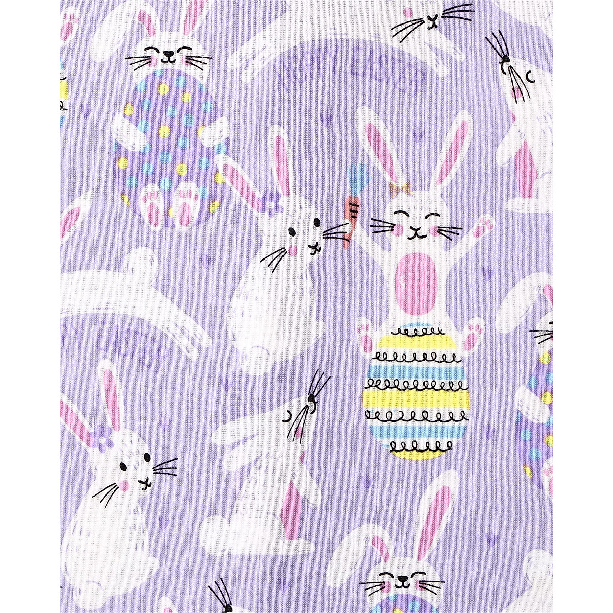 The Children's Place baby-girl and Toddler Long Sleeve Zip Up Footie Pajama Easter Bunny Baby & Toddler - Zip Sleeper 12-18 Months