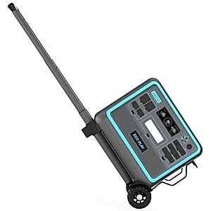 2400W Portable Power Station, 2048Wh LiFePO4 Battery Backup, 1.8H Fast Charging,16 Outputs, Variable Input Power, 4000+ Cycle Life, LED Light, Outdoor Generator for Camping, RV, Home, Emergency