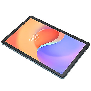 10 Inch Office Tablet for Android 11, 12GB RAM 128GB ROM 8 Core, 1960x1080 IPS Touch Screen 5G WiFi Tempered Glass 4G Calling Tablet, for Learning, Working, Blue