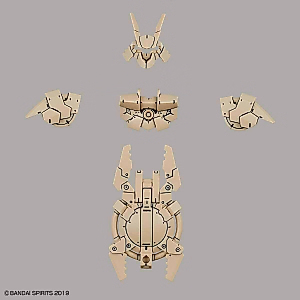 Bandai Hobby 5057811 30mm Close Quarters Combat 1/144 Option Armor, for Portanova, Sand Yellow