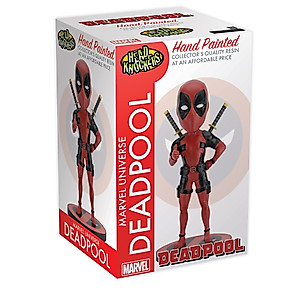 NECA Marvel Head Knocker Deadpool Classic Toy Multi-colored, 8 inches