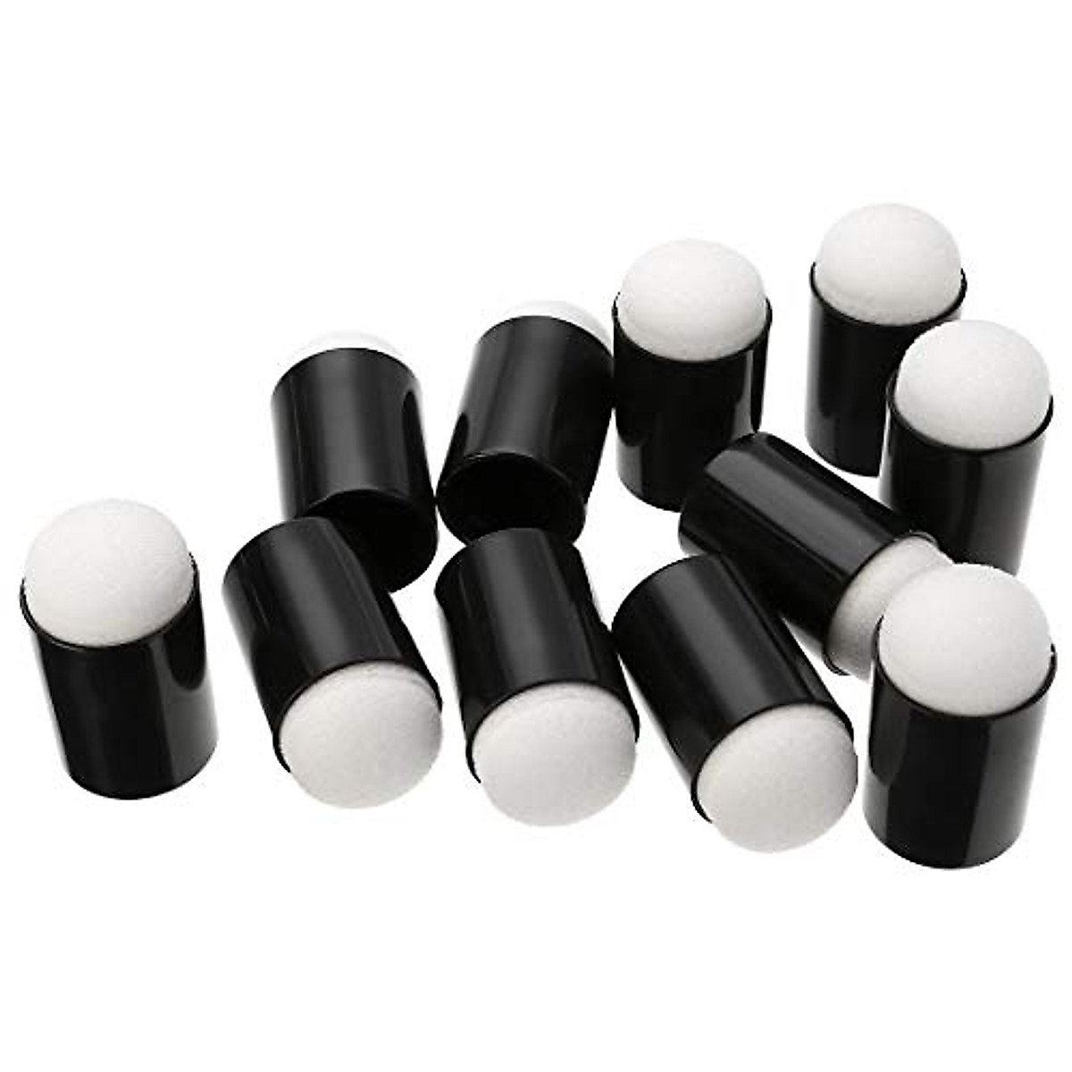 40 Pcs Finger Sponge Daubers with Storage Box for Painting Chalk Ink Card Making Drawing