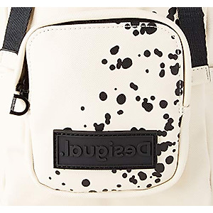 Desigual Women's PU Mini Backpack, White, Medium