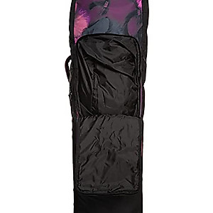 Roxy Vermont Wheelie 127L Snowboard Bag, True Black Pansy Pansy