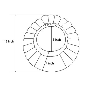 LOHOME(TM) Safe Shampoo Shower Bathing Protect Soft Cap Hat for Baby Children Kids (Blue)