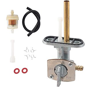 Fuel Vavle Petcock Shut Off Tank Switch Fits for Yamaha TTR 90 125 225 230 250 Timberwolf Bear Tracker Big Bear 250 Grizzly Raptor Warrior Wolverine 350 Moto-4 KLF 300 Quadsport 400