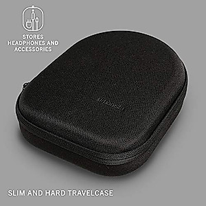 Urbanista Miami Wireless Over Ear Bluetooth Headphones, 50 Hours Play Time, Active Noise Cancelling Wireless Headset with Microphone, On Ear Detection with Carry Case, Teal Green