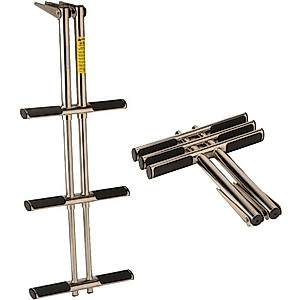 Garelick 19626:01 Stainless Steel Telescoping Ladder, Silver