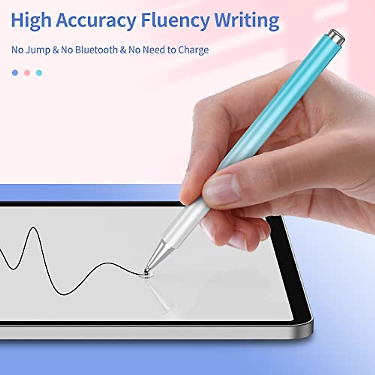 Stylus Pens for Touch Screens, Magnetic Disc Stylus Pen for iPad, High Precision Universal Stylus Pen Compatible with iPad/Apple/iPhone/Android/Tablet and All Touch Screens