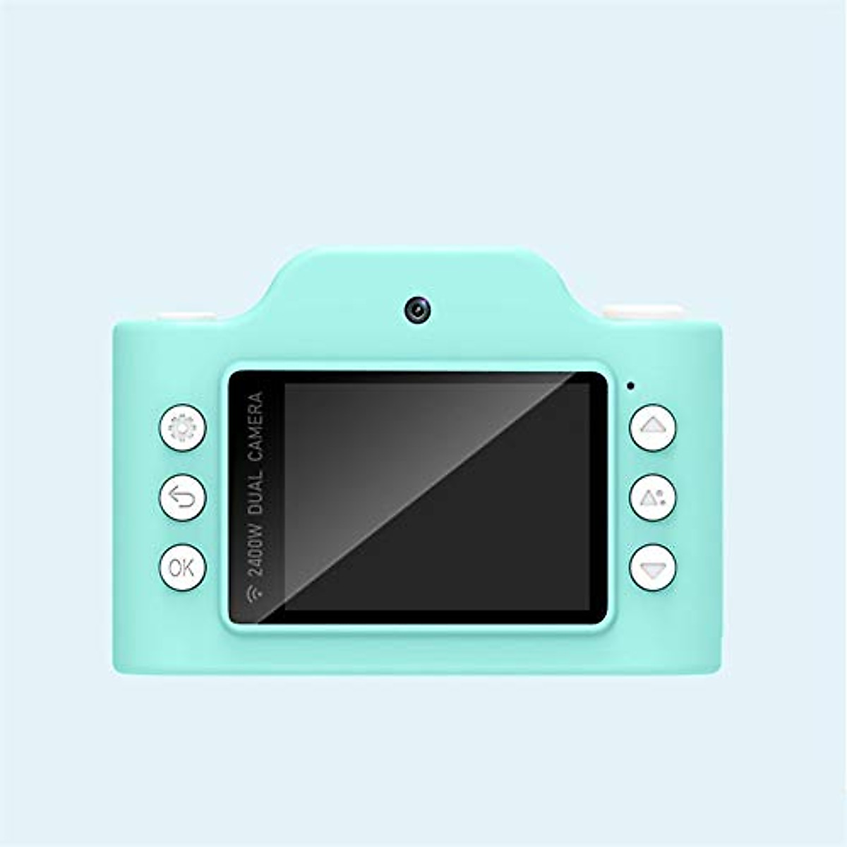 MCJL Christmas Camera Gift Child Toy Camera Boy Girl Child Camera Cartoon Digital Camera Small SLR Camera Toy Gift 750Mah Battery,Blue,16GB