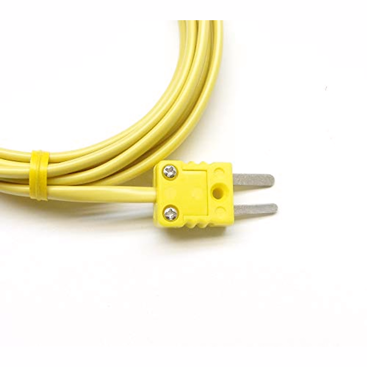 K-Type Thermocouple Extension Cable Wire with Miniature Mini Type K Thermocouple Connectors 3 ft (= 1 Yard) Long