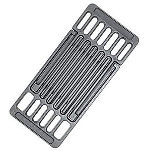 Hongso Adjustable Cast Iron Grill Grates, Universal Cooking Grid Grate Replacement for Gas Grill, Extends from 14" up to 20" L,1 Pack, PCB002