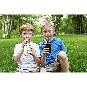 Housavvy 12 Oz Kids Tumblers with Lids and Straws Spill Proof,Vaccum Insulated Stainless Steel Kids Cups,Easy to Clean Toddler Smoothie Cups BPA Free Baby Sippy Cups for Toddlers