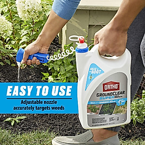 Ortho GroundClear Super Weed and Grass Killer1: Eliminates Tough Weeds and Grass, Ready-To-Use, Fast-Acting, 1 gal.