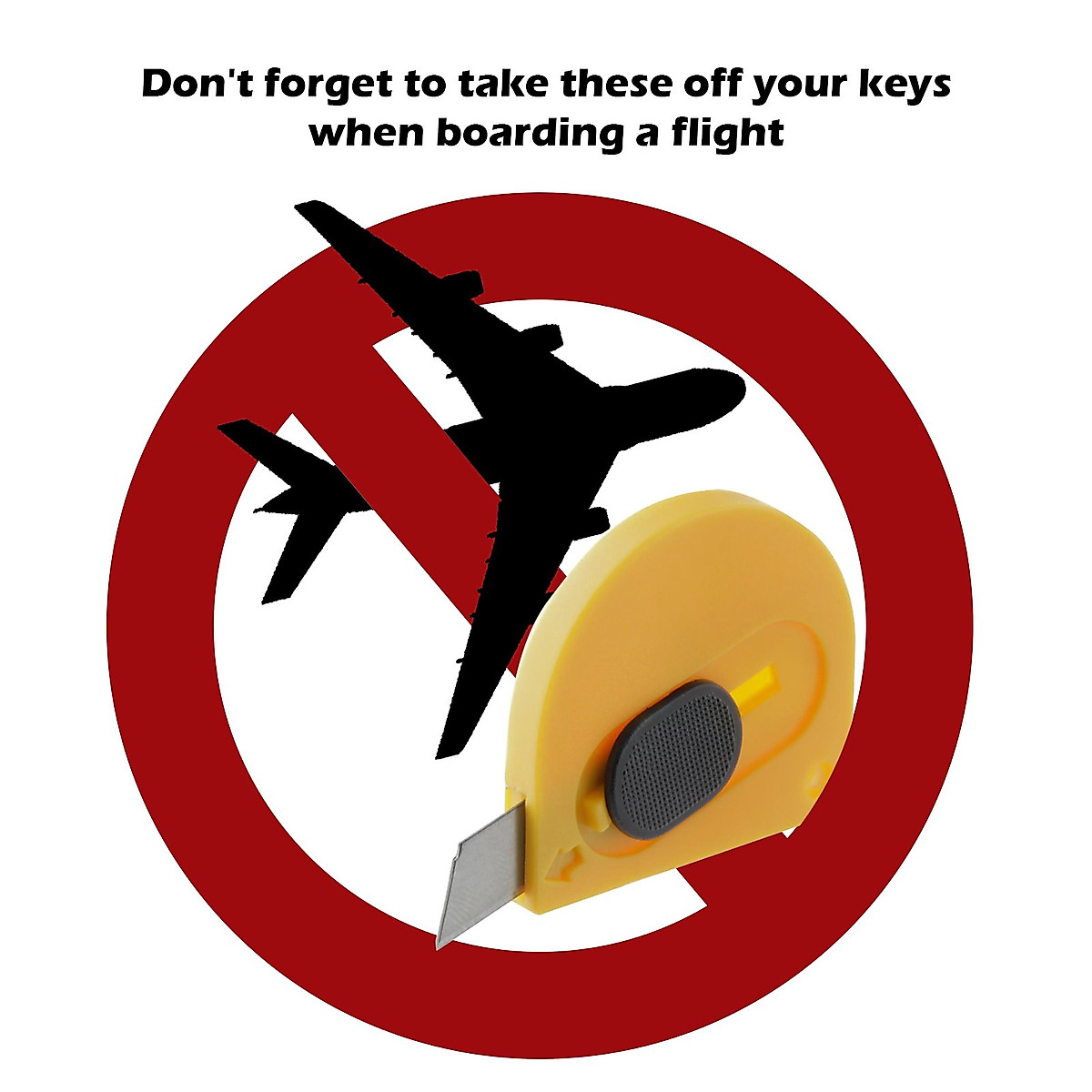 Ram-Pro Mini Retractable Utility Snap-Off Pocket Knives - Box Cutter, Package Opener, Letter Opener, Touch Knife, with A Keychain Hole (Pack of 6)