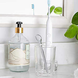 Tongue Sweeper Model P Medical Grade, Dishwasher Safe, Stainless Steel Tongue Cleaner, Reduce Bad Breath and Improve Taste, Preferred by Leading Dental Schools for Oral Hygiene, (1 Count)