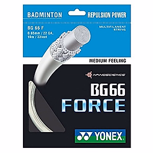 YONEX BG 66 Force Badminton String - White