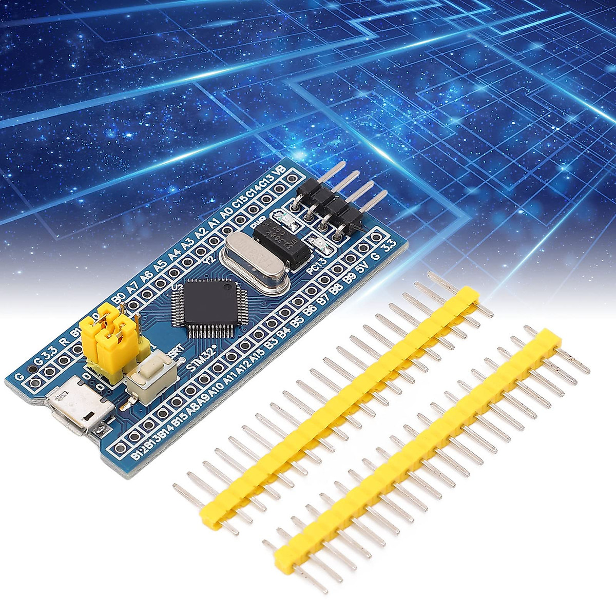 Core Board Module, 5PCS STM32F103C8T6 STM32 Minimum System Board Module 40 Pin Core Learning Module for, Single Board Computers