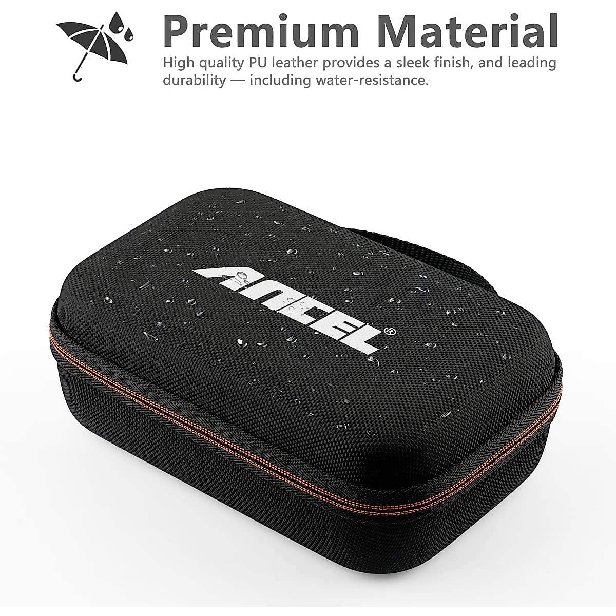 ANCEL Case for OBD2 Scanner, Protective and Storage Box (L) for All Innova and ANCEL Products Black