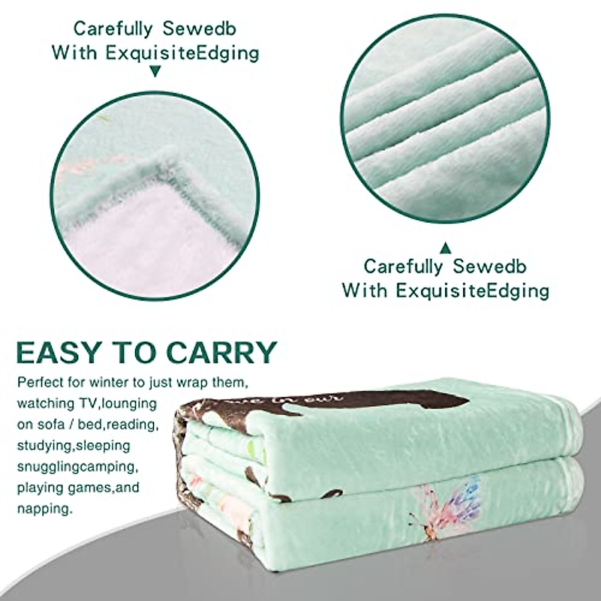 ZKA Mothers Day Birthday Gifts for Mom,Gifts for Mom, Birthday Gifts for Mom, Valentine's Day Gifts for Mom, Christmas Mom Blanket Gifts from Daughter Son, Present for Mom Throw Blanket