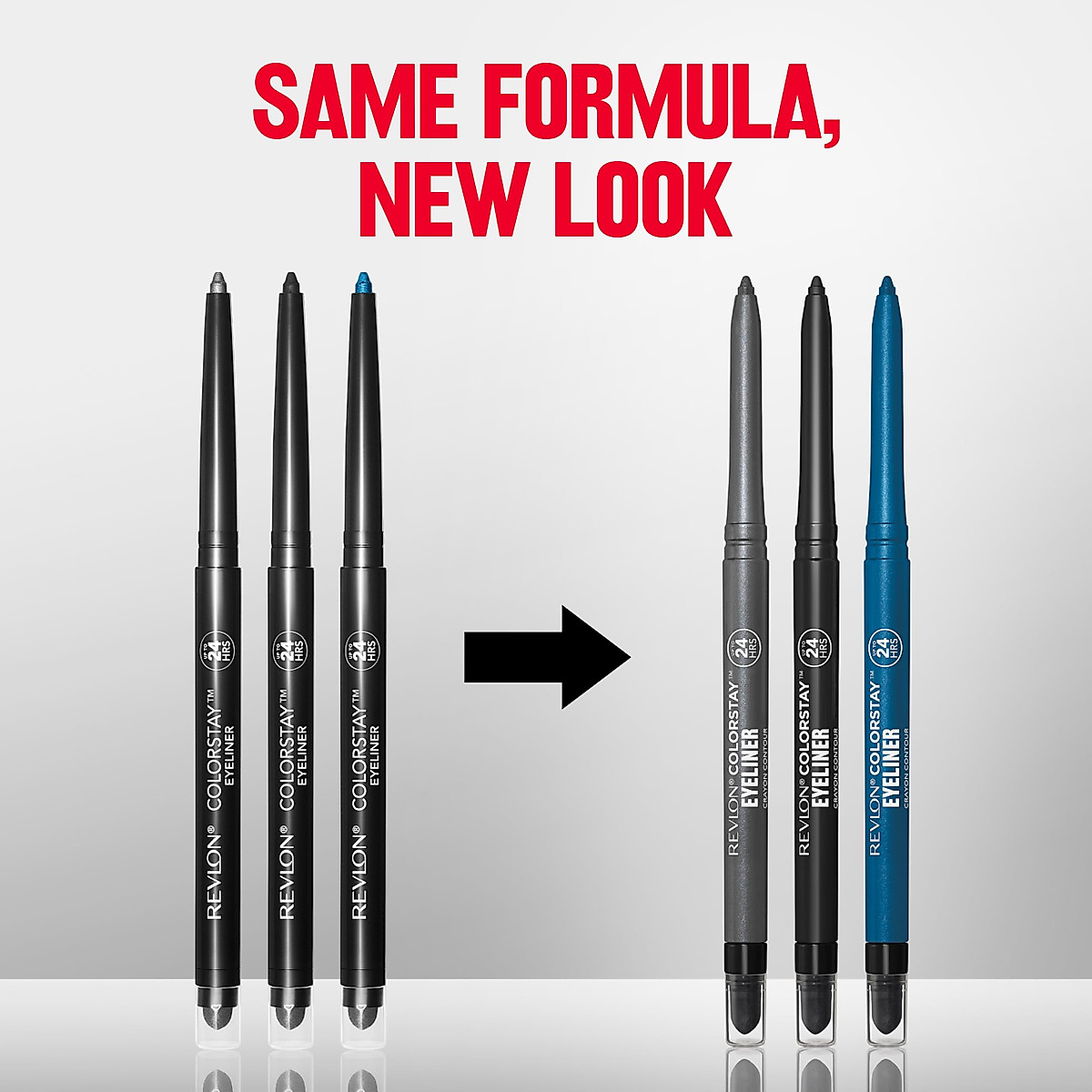 Revlon ColorStay Pencil Eyeliner with Built-in Sharpener, Waterproof, Smudgeproof, Longwearing Eye Makeup with Ultra-Fine Tip, Sapphire, 0.028 oz