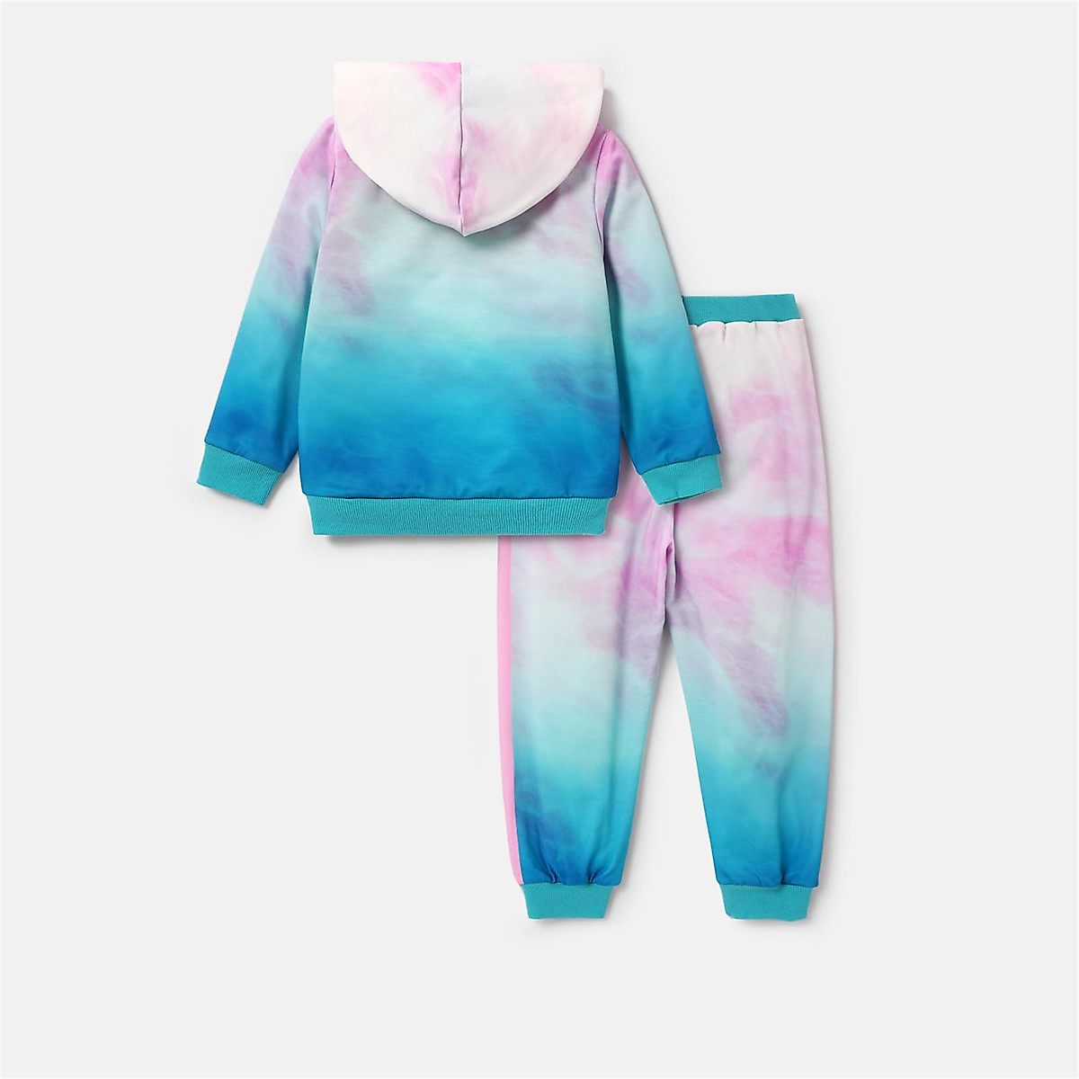 Disney Princess Girls Hooded Sweatshirt and Sweatpants Outfit Set Toddler to Big Kid Multi-color 4-5 Years