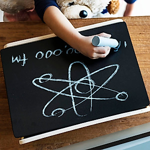 8.7x12 in Chalkboard Signs Small Chalkboard Signs with Stand for Tabletop Decor Double Sided Mini Chalkboard for Restaurant Food Menu, Kids Message Board, Wedding Party (1 Pack)