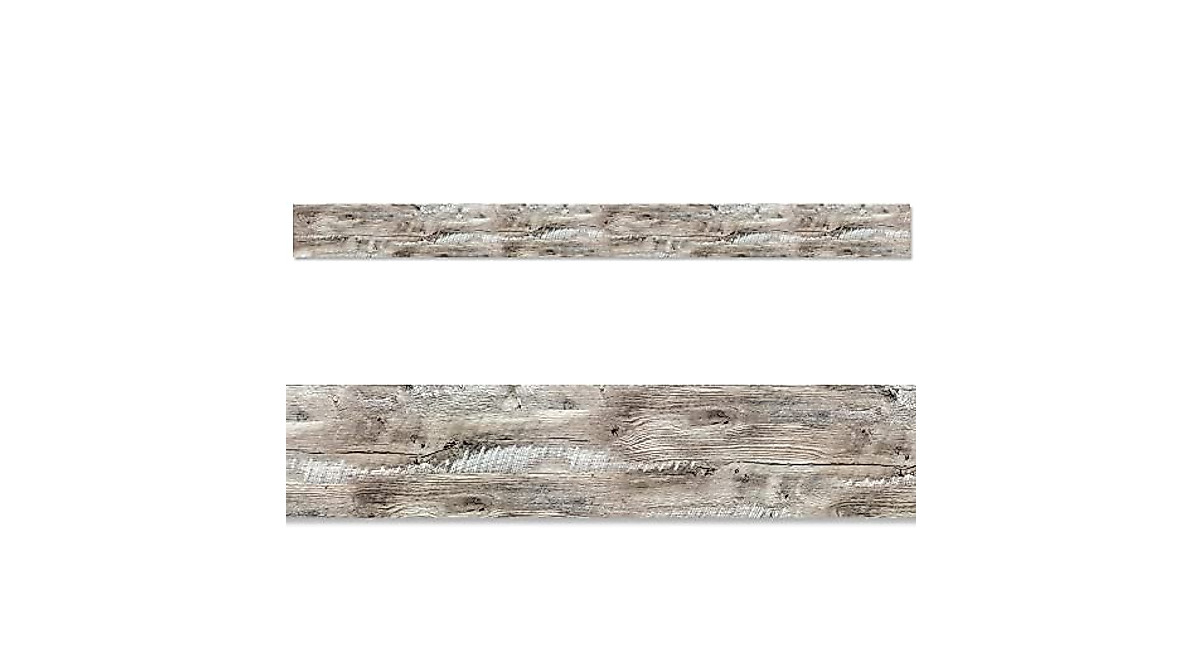Rustic Wood EZ Border for Classroom Bulletin Boards