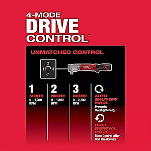 Milwaukee M12 FUEL 1/2" Right Angle Impact Wrench - No Battery, No Charger, Bare Tool Only