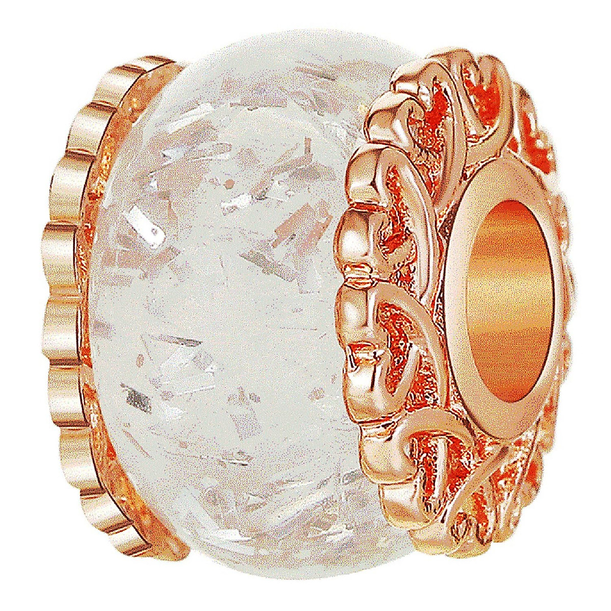 9 Pack Plated Silver Spacer Beads European Charms fit Pandora Bracelet CZ Enamel Set Plexiglass